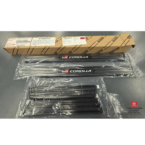 NEW OEM TOYOTA GR COROLLA 2023-2025 DOOR SILLS PROTECTORS 4 PC SET ...