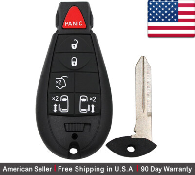 1x New Replacement Keyless Entry Remote Key Fob For Chrysler Dodge ...