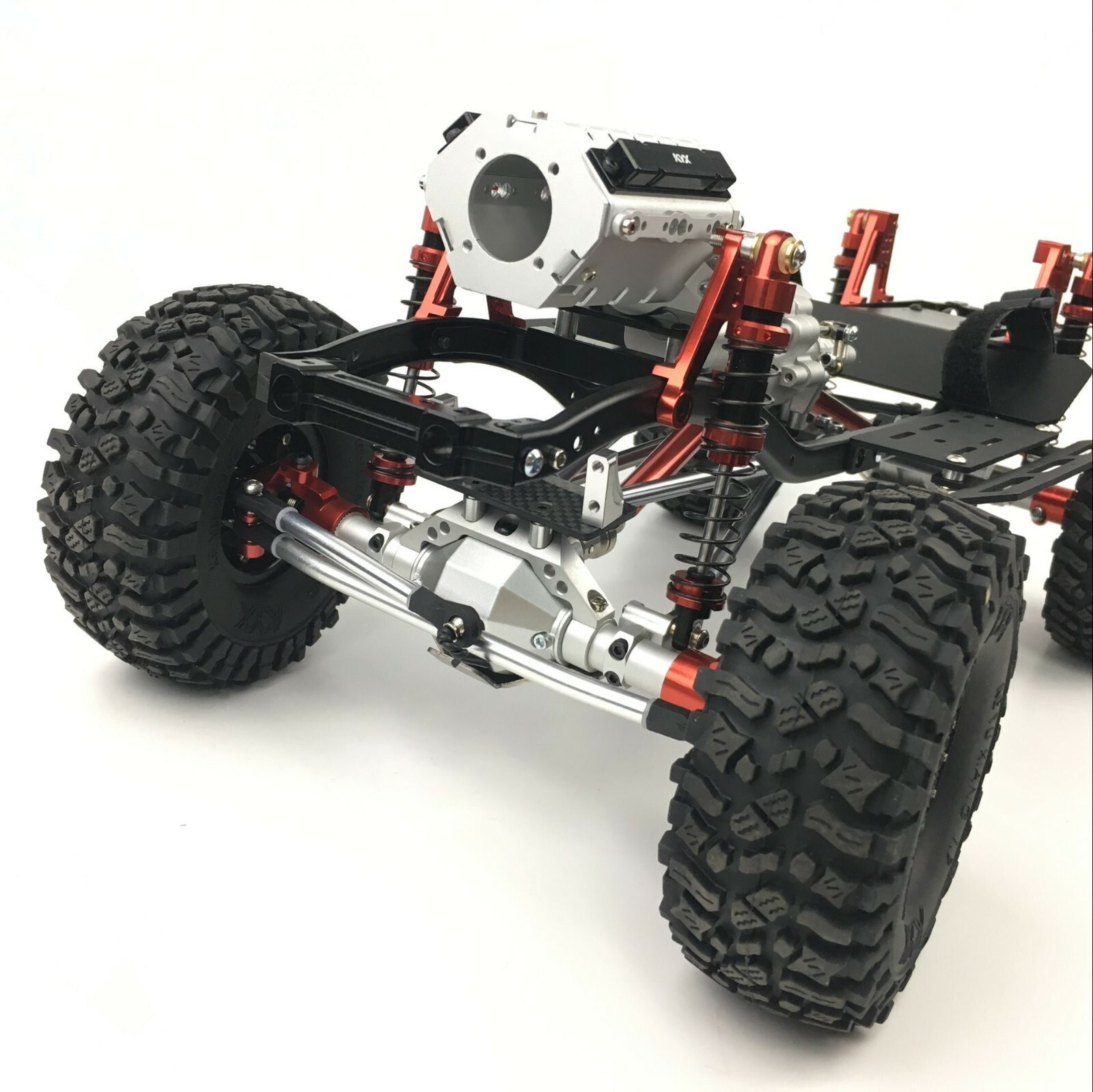 KYX CNC Machined SCX10 II Servo on Axle Shifting Combo Relocate Battery ...