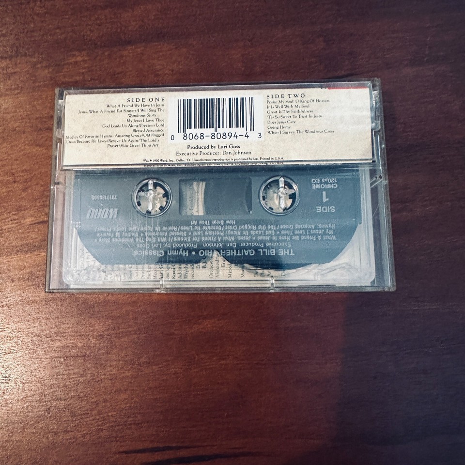 The Bill Gaither Trio - Hyme Classics (Cassette, 1990, 18 Great Songs ...