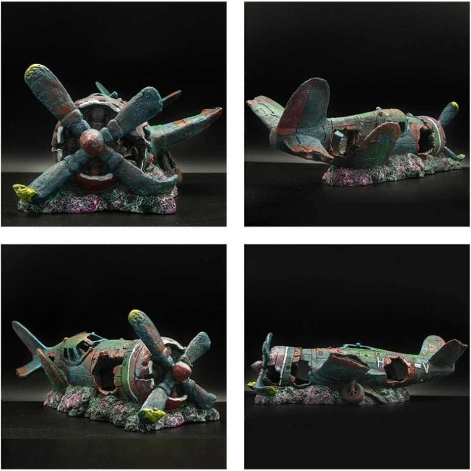 Fighter Fish Tank Decorations Resin Fish Shrimp Shelter Aquarium | eBay