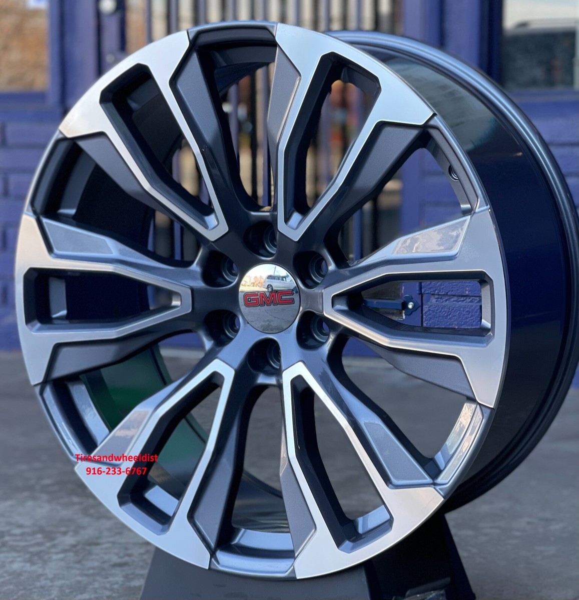 24 Inch Chevy Rims Black Rims OE Wheels CV98 24 Inch Rims And Tires