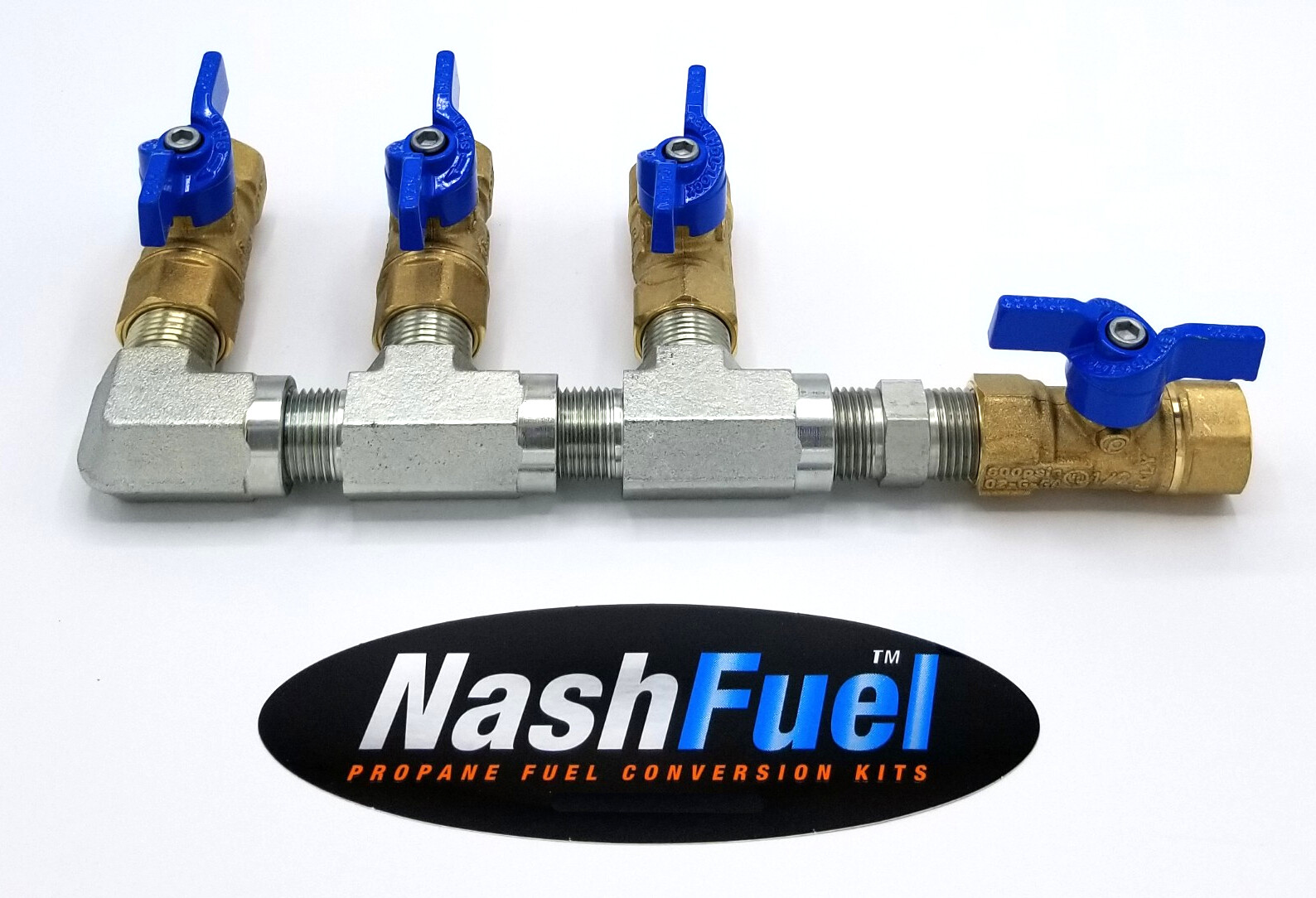 3/4" PIPE LOW PRESSURE PROPANE NATURAL GAS MANIFOLD NPT THREAD LPG BALL ...