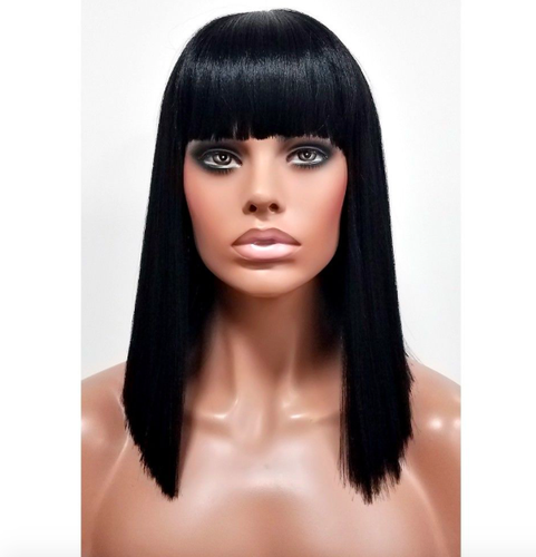 Modu Selfie Star Synthetic Straight with Bangs Bob Cleopatra Style SS ...