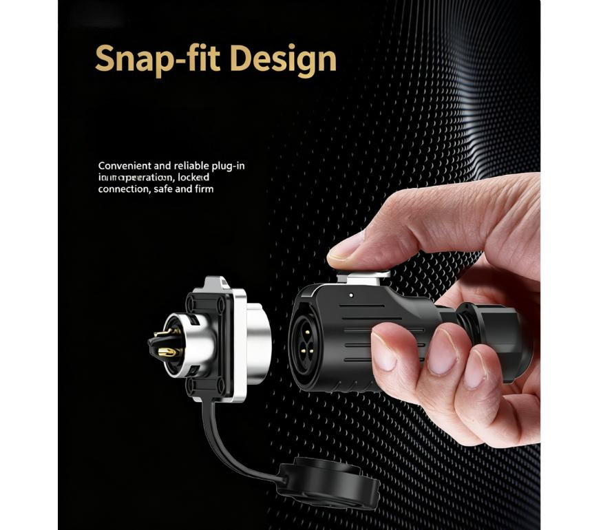 IP68 Waterproof Aviation Connector for Harsh Environments 2 3 4 5 Pin ...