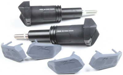 Puig Black R12 Frame Sliders (PAIR) with Replaceable Rubber Crash Pads ...