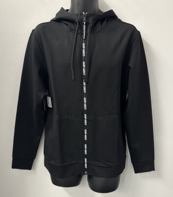 Can-Am Men's Zip-Up Ponte Hooded Jacket Black 454726 | eBay