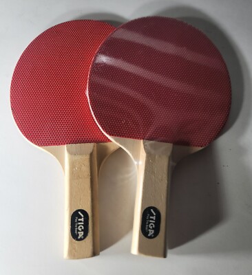 Vintage STIGA Ping Pong Two Paddles Used And New Play The Best Classic ...
