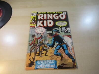 RINGO KID #6 MARVEL EARLY BRONZE AGE WESTERN HIGHER HIGH GRADE GREAT ...