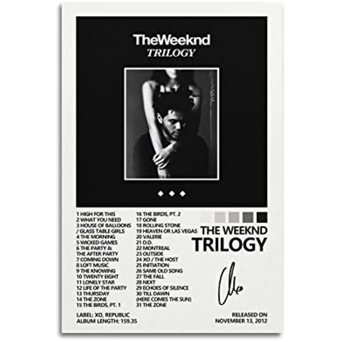 The Weeknd Album Cover Xo