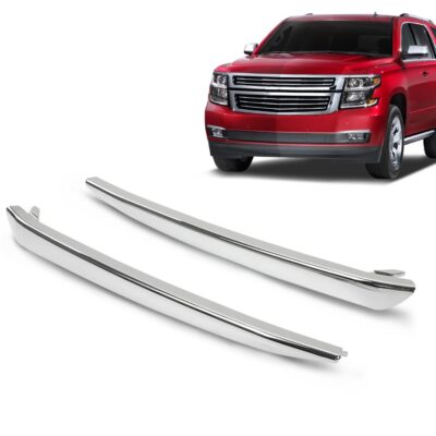 Fit For 2015-2020 Chevrolet Tahoe Suburban Front Bumper Trim Molding ...
