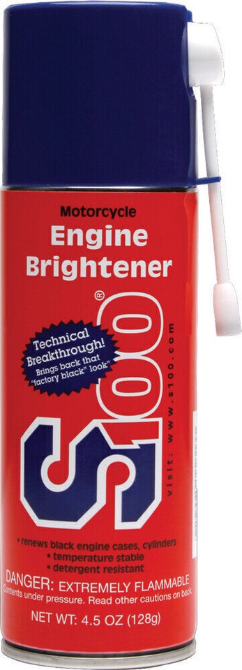 S100 SM-19200A Motorcycle Engine Brightener Cleaner 4.5 Oz. Can | eBay