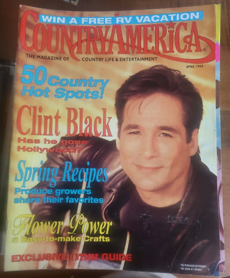 Country America Magazine April 1993 Clint Black Wayne Newton PETE ...