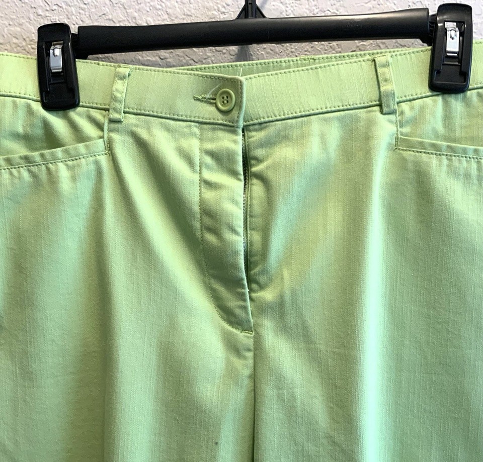 Tan Jay Women’s Petite Pants. Size 14. Lime Green | eBay
