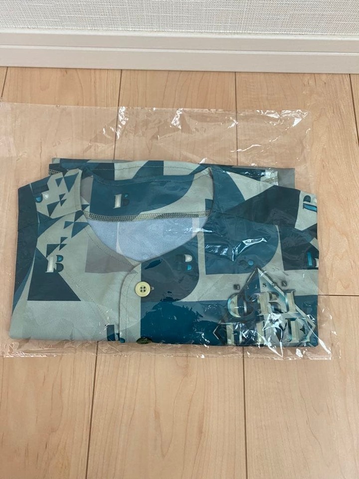 Orix Buffaloes 2025 Orihime Uniform Blue Gray Geometric Pattern New | eBay