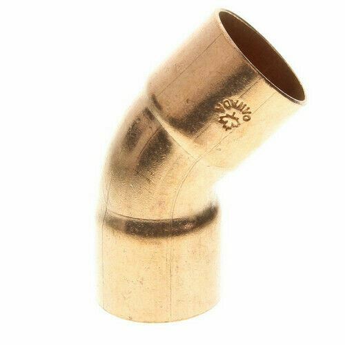 3/4" inch 45 degree Elbow Copper Sweat Hub x Hub | eBay