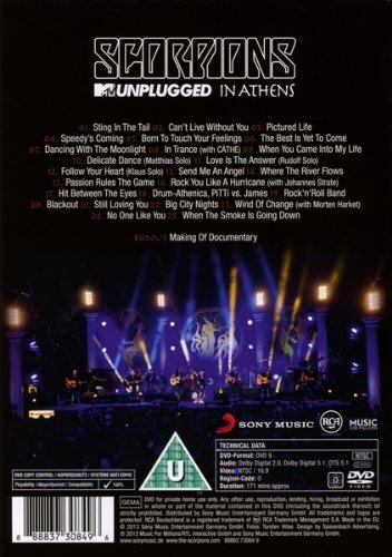 Scorpions - MTV Unplugged (DVD) Scorpions 888837308496 | eBay