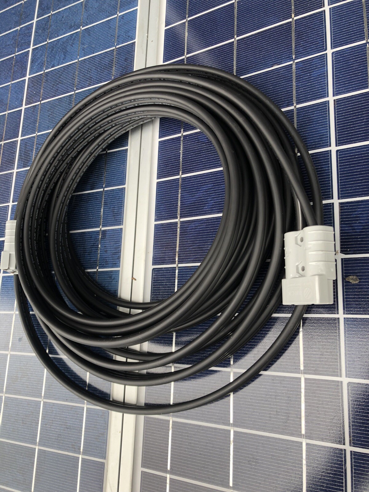 30 METERS 6MM TWIN DC SOLAR CABLE WITH ANDERSON STYLE PLUGS EXTENSION ...