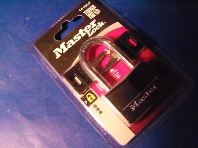 Master Lock 141DLF Solid Body Padlock 1-1/2" Shackle NEW OEM LB49 | eBay