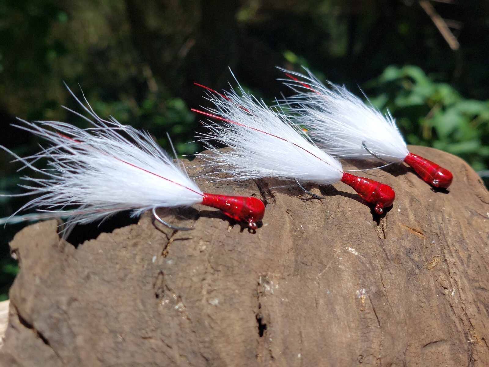 BackLash Fishing Hand Tied Crappie Jigs (1/16 Oz) Red Guardian | eBay