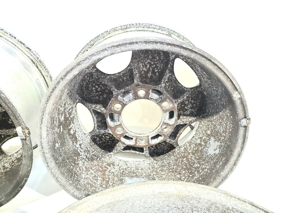 93 97 Toyota Landcruiser OEM Set of 4 Wheel Rim with Caps Needs Refurb ...