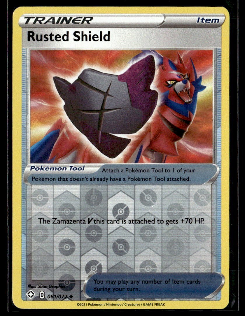 Pokémon Shining Fates Rusted Shield Holofoil 061/072 | eBay