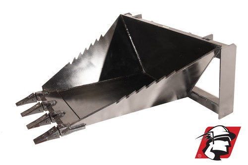 Stump Bucket Attachment Tree Spade Scoop Digger Skid Steer for Bobcat ...
