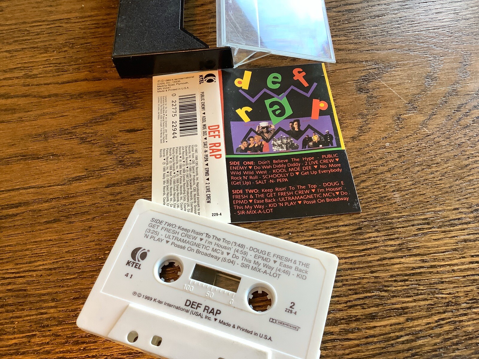 DEF RAP USED Cassette Public enemy Kool Moe Dee Salt -N- Pepa EPMD 2 ...