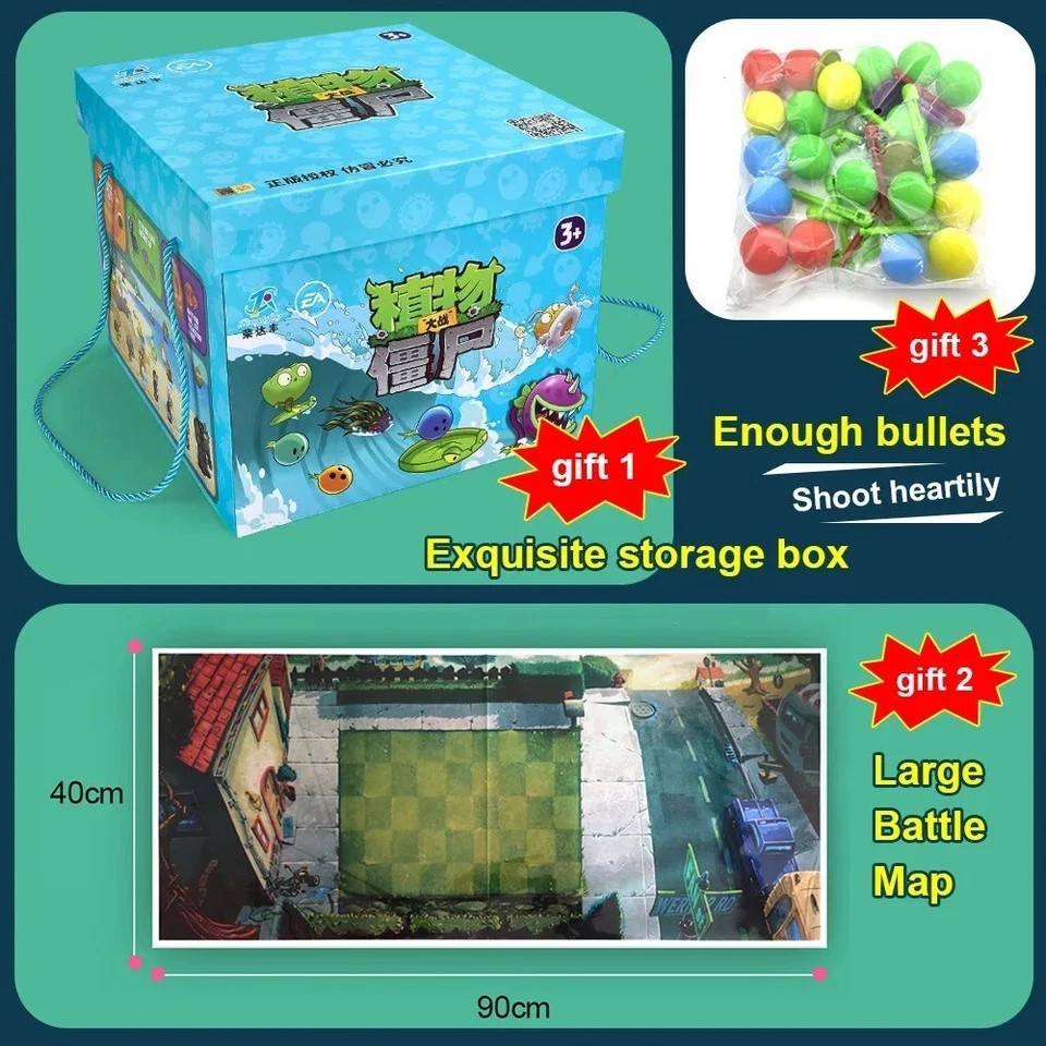 Plants vs Zombies 2 Action Figures Full Set – PVZ Toys Box Packed ...
