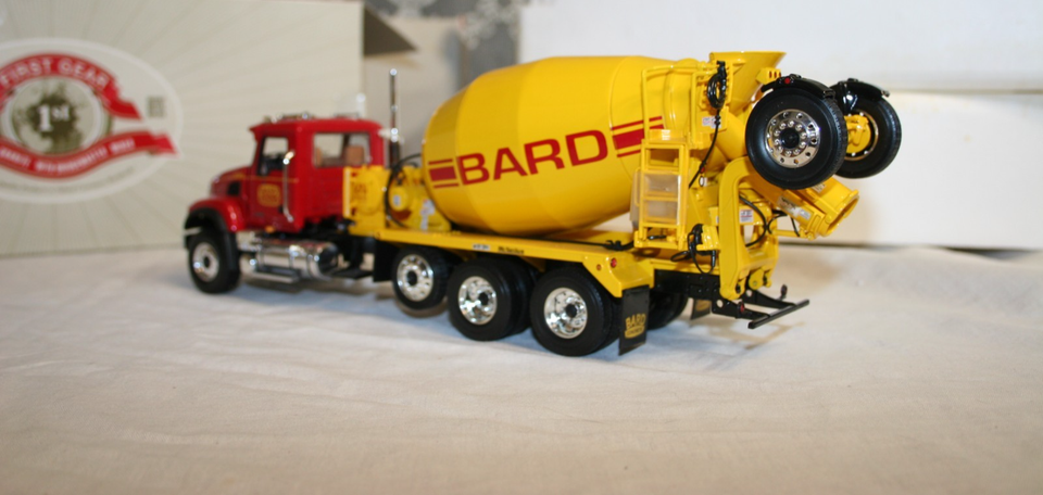 First Gear 1/34th Mack Granite w Bridgemaster Mixer - Bard Concrete ...