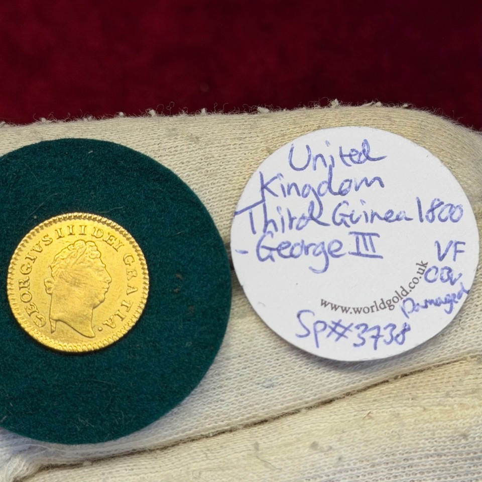 Gold Coin United Kingdom Third Guinea 1800 – George III – Sp#3738 | eBay UK