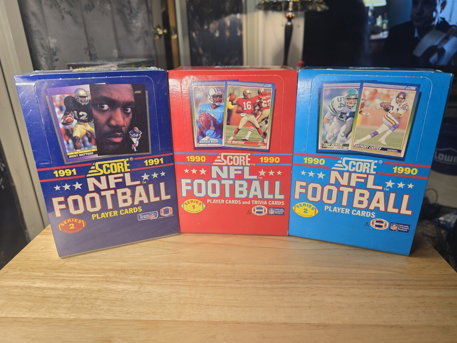 1990 Score NFL Series 1 & 2, 1991 Score NFL Series 2 Wax Lot | eBay