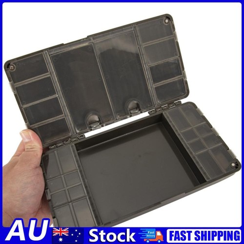 Carp Fishing Organizer Box 27 Grid Fly Fish Tackle Boxes Multipurpose ...