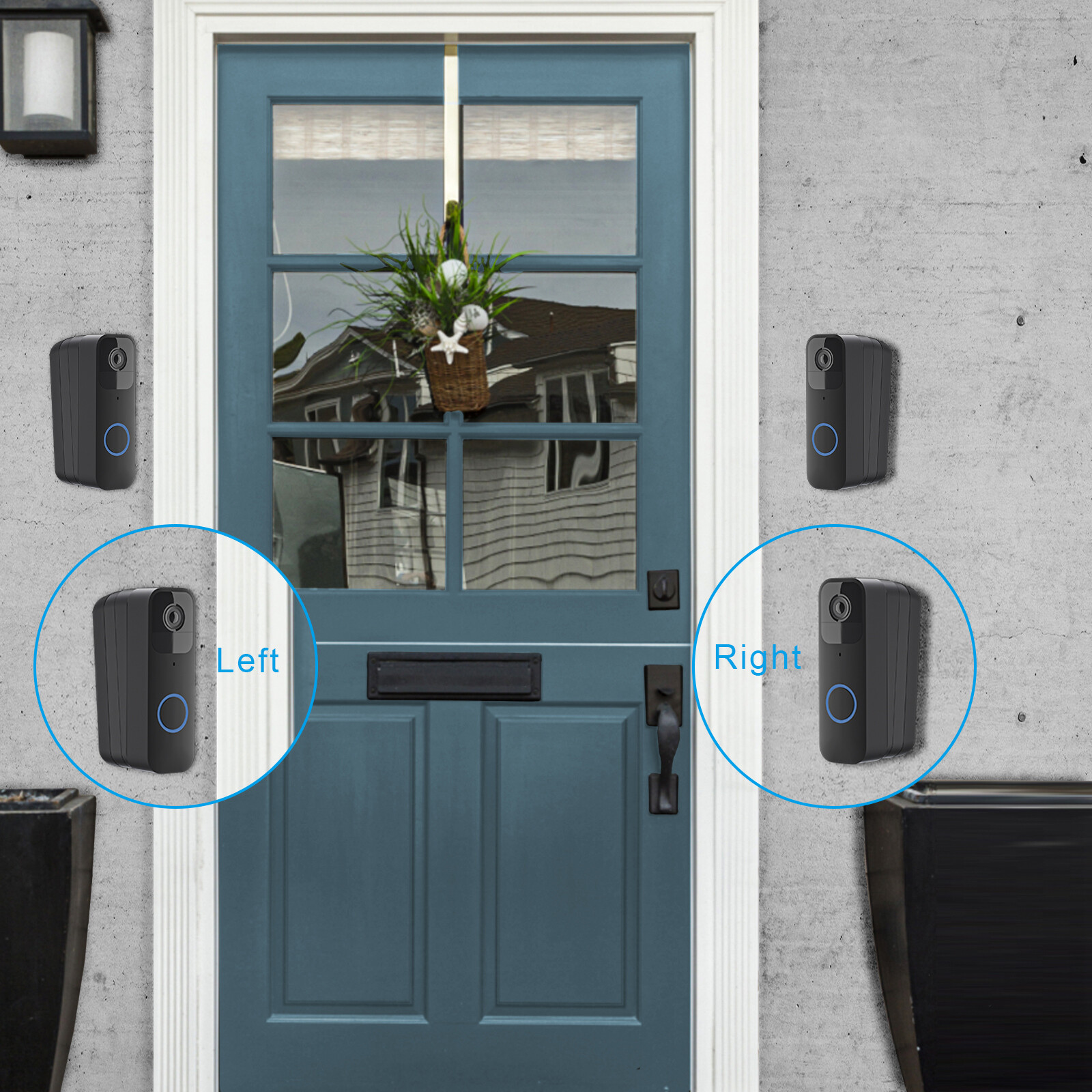 15-45° Corner & 5° Wedge Mount Kit for Blink Video Doorbell and Sync ...