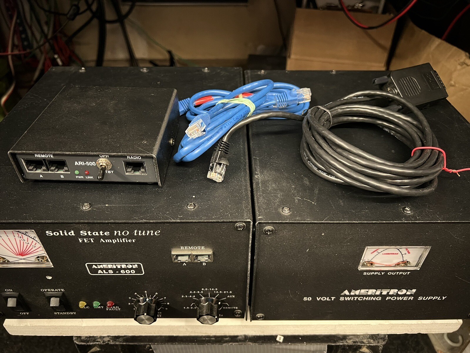 Ameritron ALS 600 ARI 500 & Power Supply | eBay