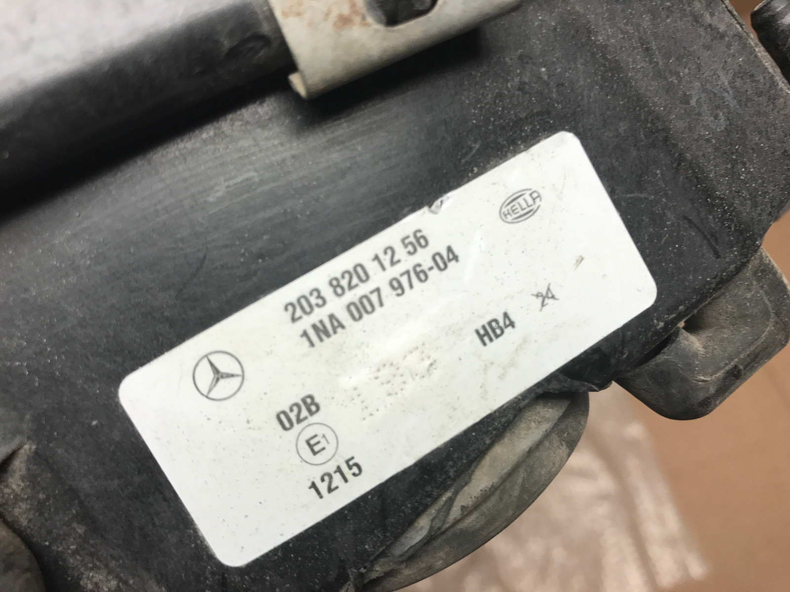 Mercedes right passenger fog lamp light 2038201256 | eBay