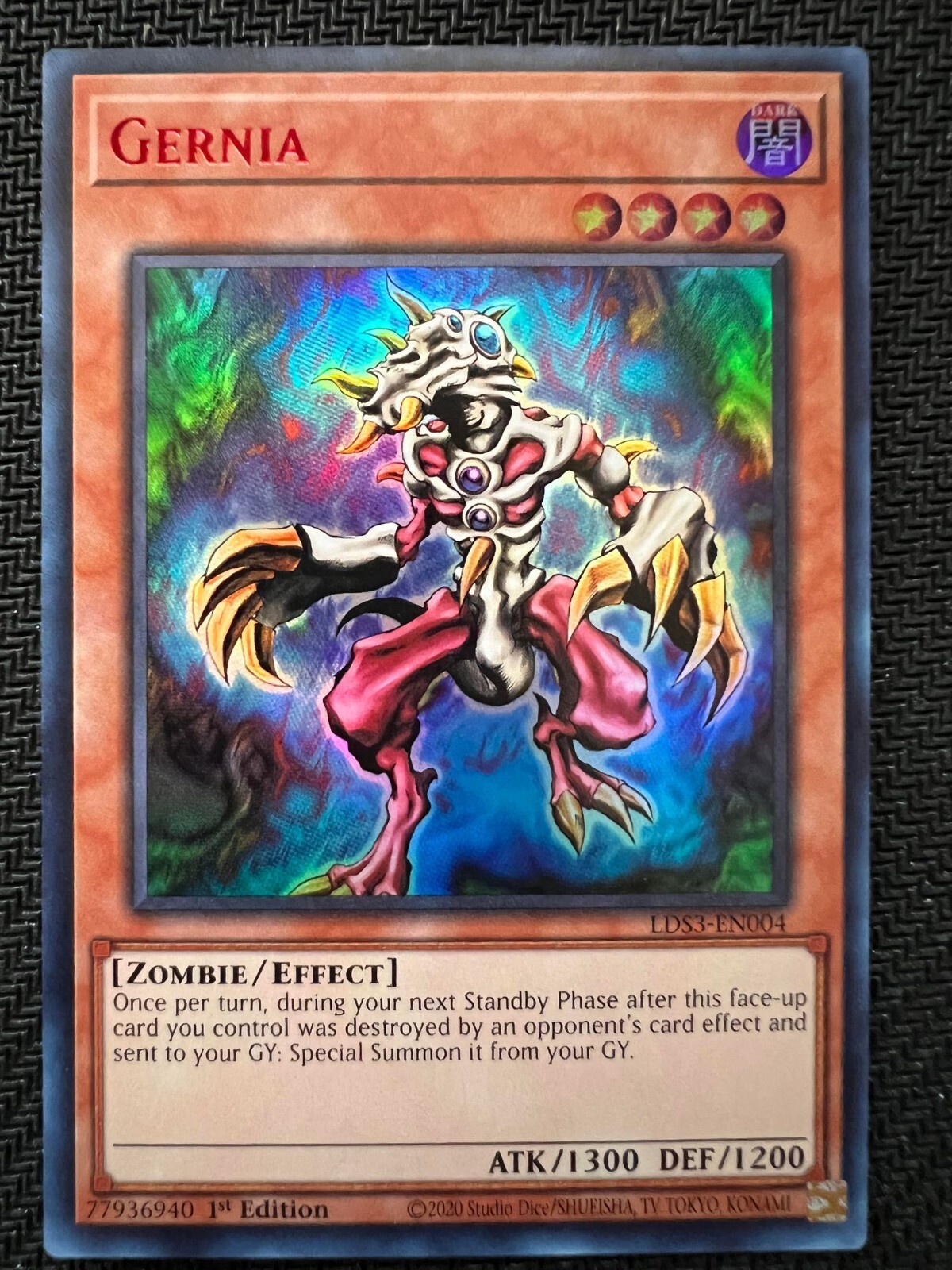 x3 Gernia (Red) LDS3-EN004 Ultra Rare YuGiOh | eBay