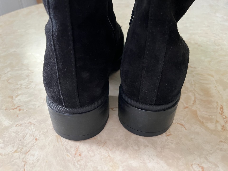 NWOB La Canadienne Sz 9 Black Sabel Waterproof Lug Sole Boots | eBay