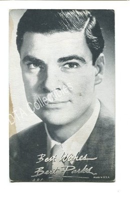 BERT PARKS-ARCADE CARD-1950-WOW G | eBay