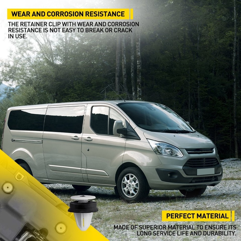 Side Mould Door Body Trim Panel Clips Fits Ford Transit Land Rover ...