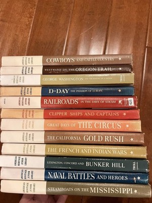 12 Vol. Lot of American Heritage Junior Library books. Most 1st ...