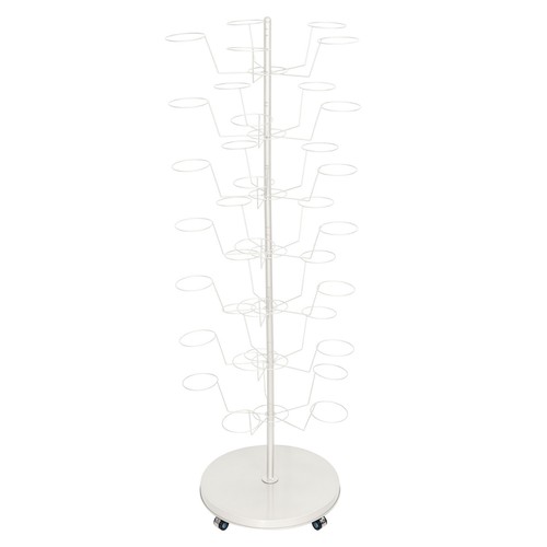 Hat Display Stand 7-Tier Freestanding Hats Rack Stand Standing White ...