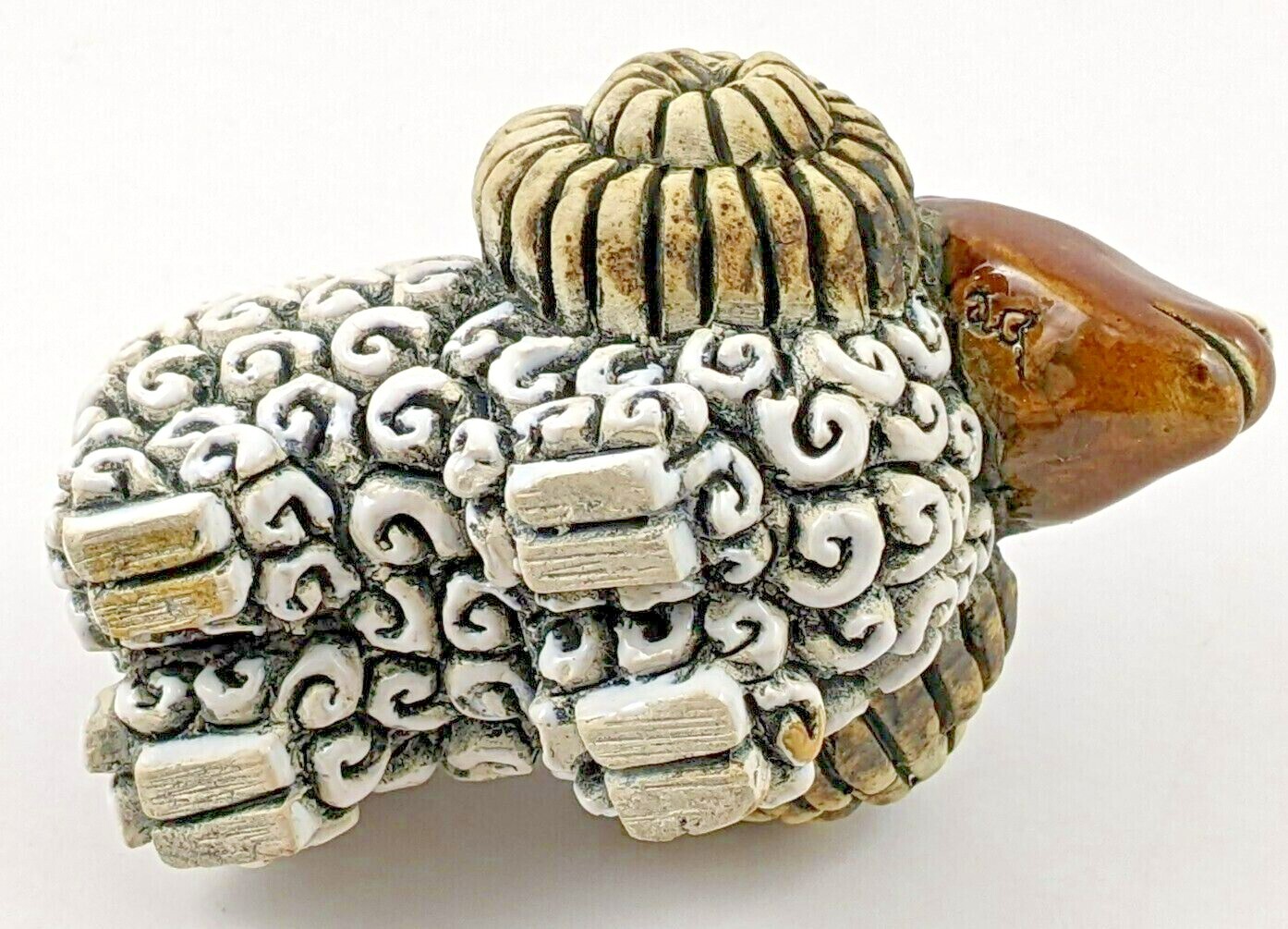 Artesania Rinconada Hand Carved Pottery Ram Figurine Uruguay Retired | eBay