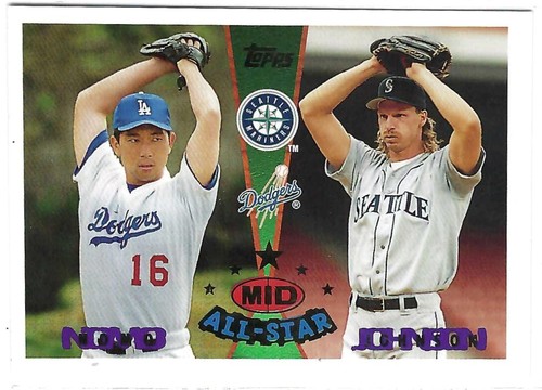 1995 Topps mid All-Star Hideo Nomo - Randy Johnson | eBay