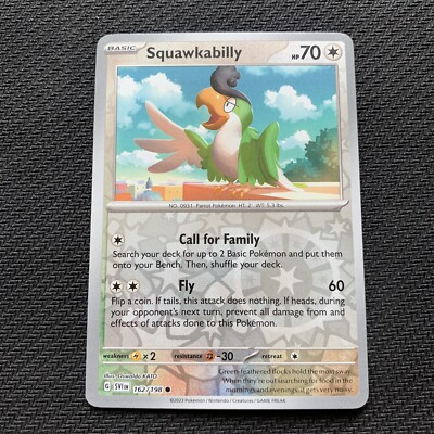 Squakabilly 162/198 Reverse Holo Pokemon TCG: Scarlet & Violet Near ...