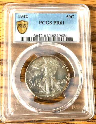 1942 PROOF Walking Liberty Half Dollar , PCGS PR61. | eBay