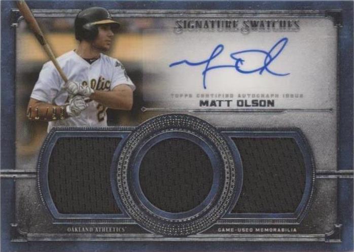 2019 Topps Museum Collection - Single Player Signature Swatches Triple ...