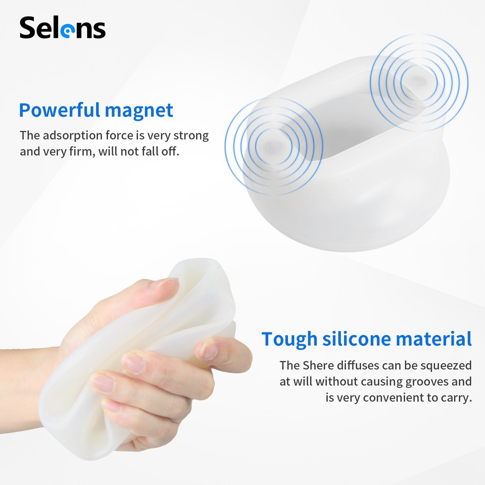 Selens Magnetic Silicone Sphere Flash Diffuser Speedlite Bounce Band ...