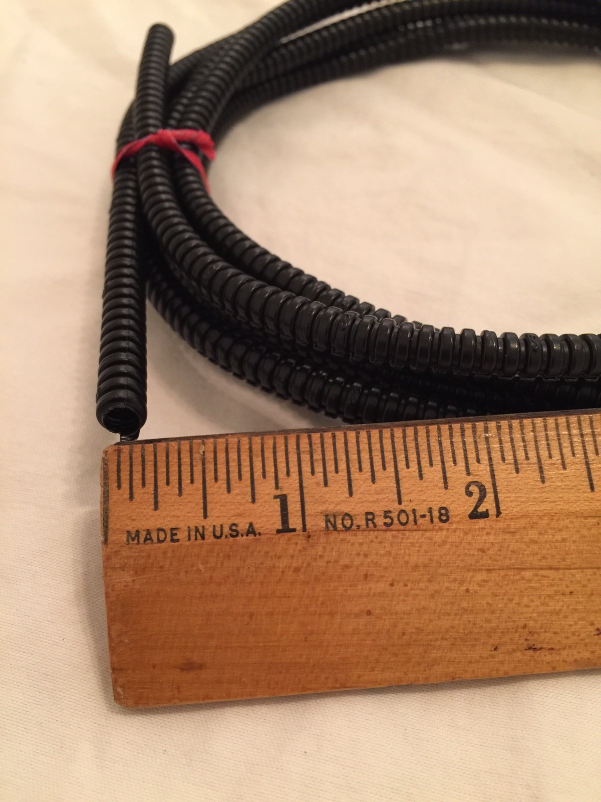 3 Black 1/8" Split Wire Looms Standard Polyethylene 30ft | eBay