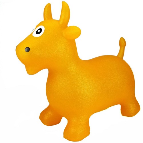 KAPER KIDZ Glitter Bull Bouncy Rider Inflatable Toy Helps Balance ...